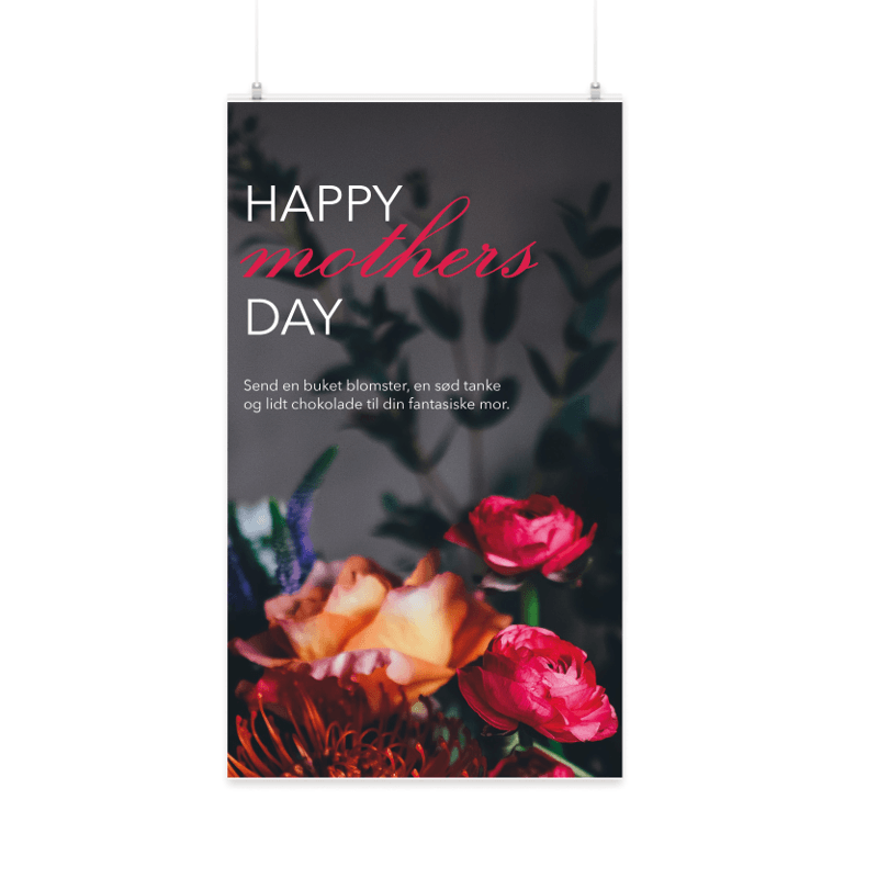 Stofbanner med tryk | Perfekt til messer og butikker m.m.